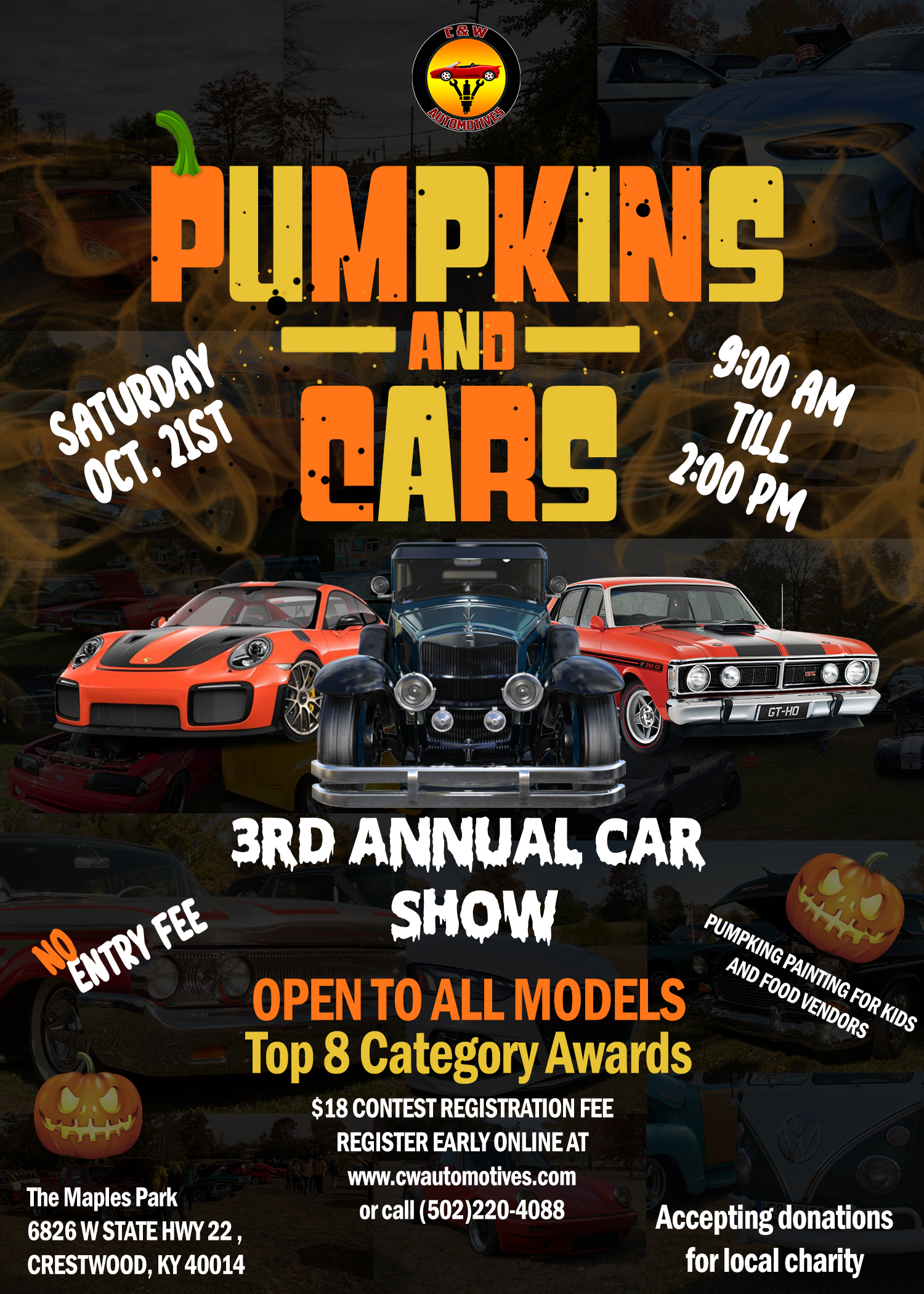 3rd Annual Pumpkins & CARS - The City of Crestwood, Kentucky